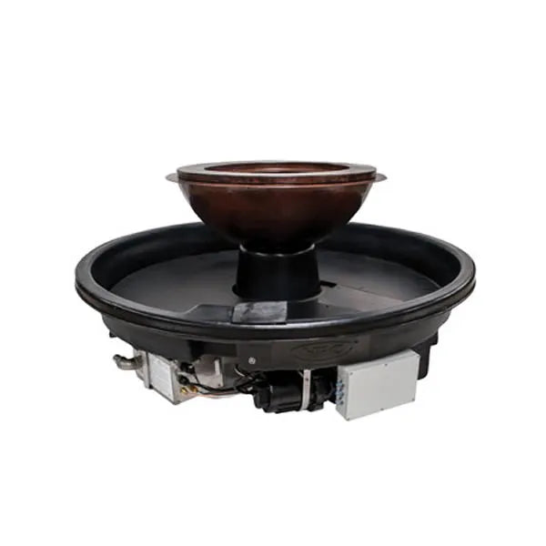 Evolution 360 Hammered Copper Gas Fire Bowl System – ALFRESCO DEPOT ...