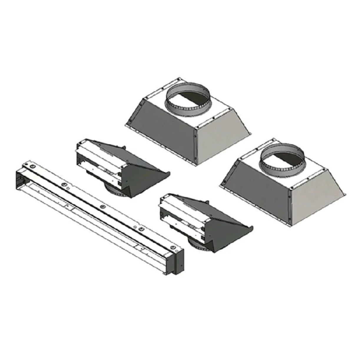 Napoleon Ducted Heat Management Front Discharge Kit for 38/50" Direct ...