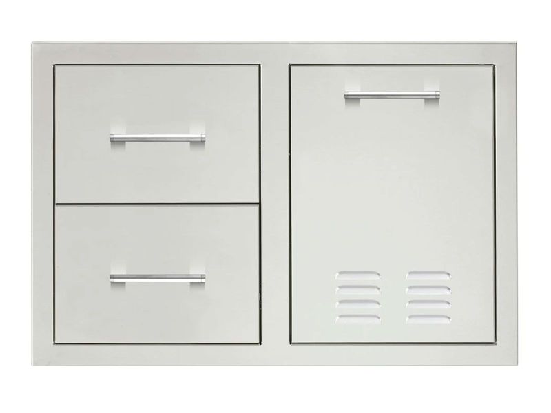 TrueFlame 33-Inch 2-Drawer & Vented Propane Tank Pullout Drawer Combo ...